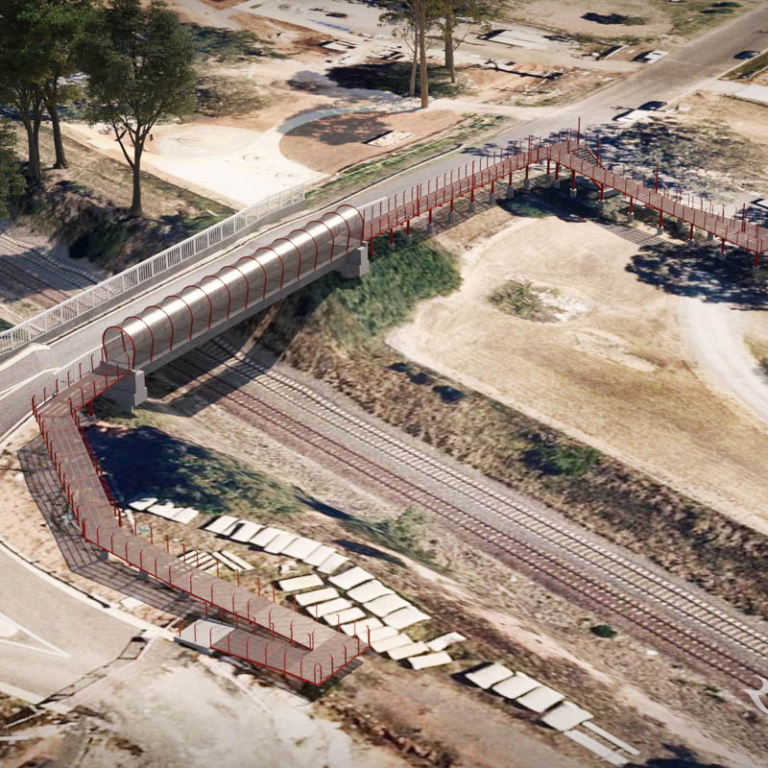 Menangle Pedestrian Bridge - Robert Bird Group